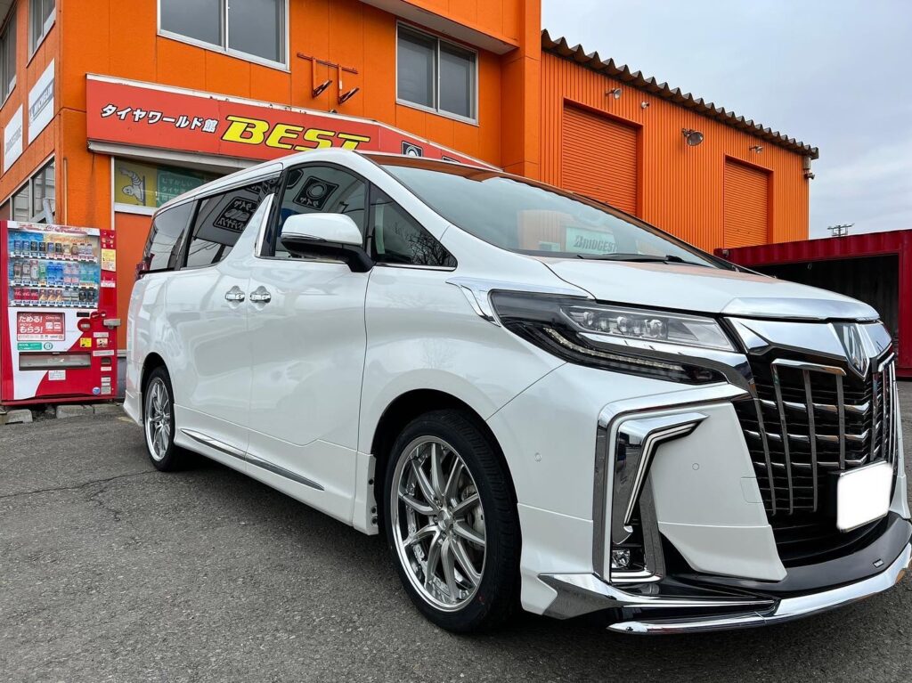 WORKのLANVEC LS10 をアルファードに装着です😎 | 北海道のタイヤ専門店 札幌・帯広・苫小牧 タイヤ・ホイールBEST