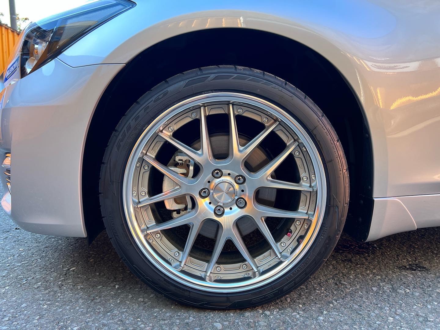 お久しぶりです！ 苫小牧です😁 フーガにWORK Lanvec LM7装着です😍 | 北海道のタイヤ専門店 札幌・帯広・苫小牧 タイヤ ...